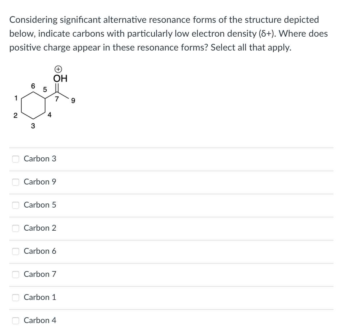 Solved Considering significant alternative resonance forms | Chegg.com