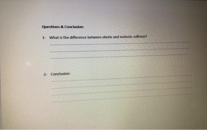 Solved Questions & Conclusion: 1. What is the difference | Chegg.com