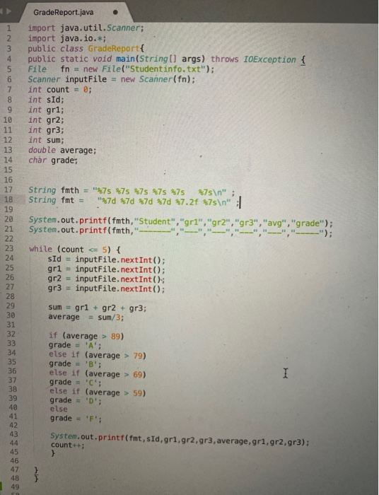 Solved Please code in java, and you can assign any names to | Chegg.com