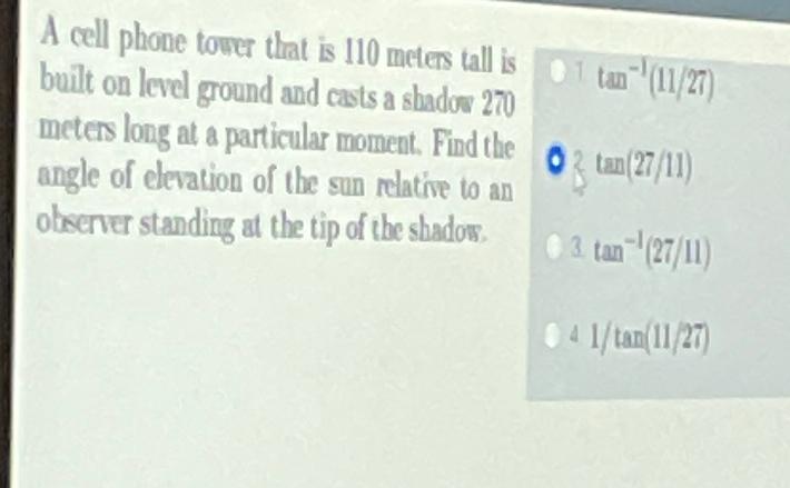 Solved A cell phone toure that is IIO meters tall is built | Chegg.com