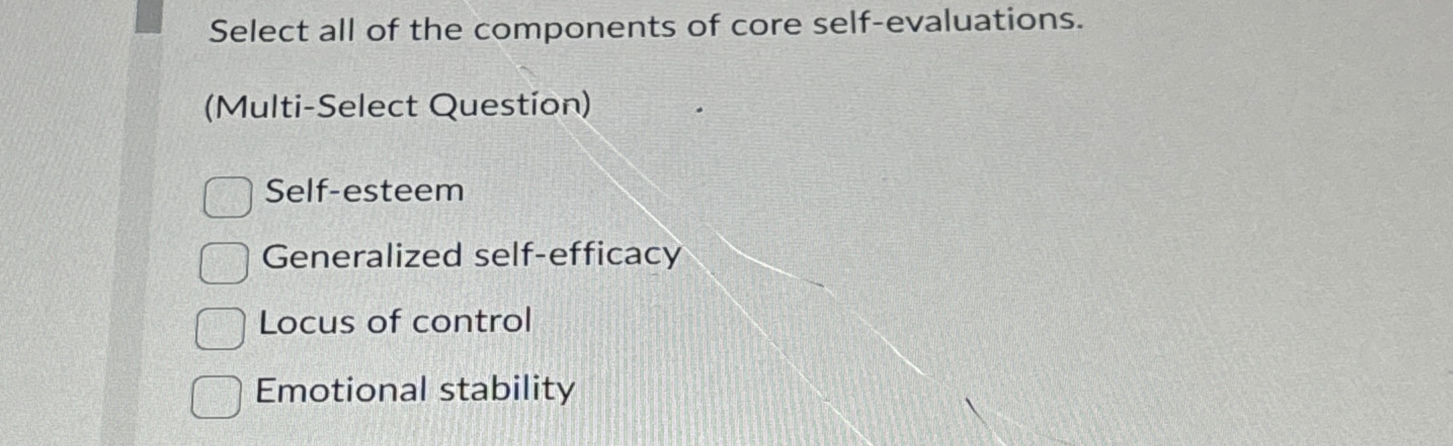 Solved Select all of the components of core | Chegg.com