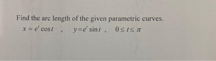 Solved i. Find the arc length of a curve y = (2x - 3)2 over | Chegg.com