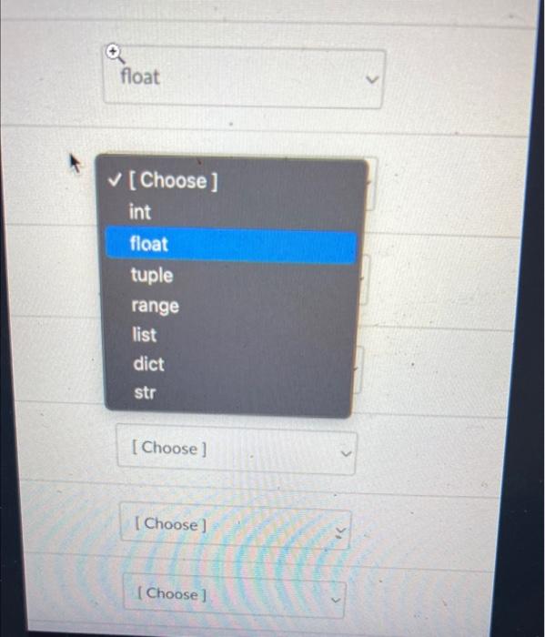 Solved Match the type each python snippet will output | Chegg.com Solved Match the type each python snippet will output | Chegg.com