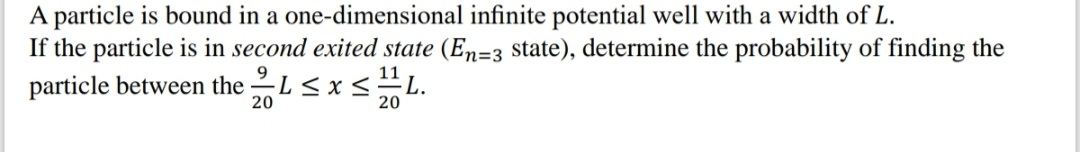 Solved A particle is bound in a one-dimensional infinite | Chegg.com