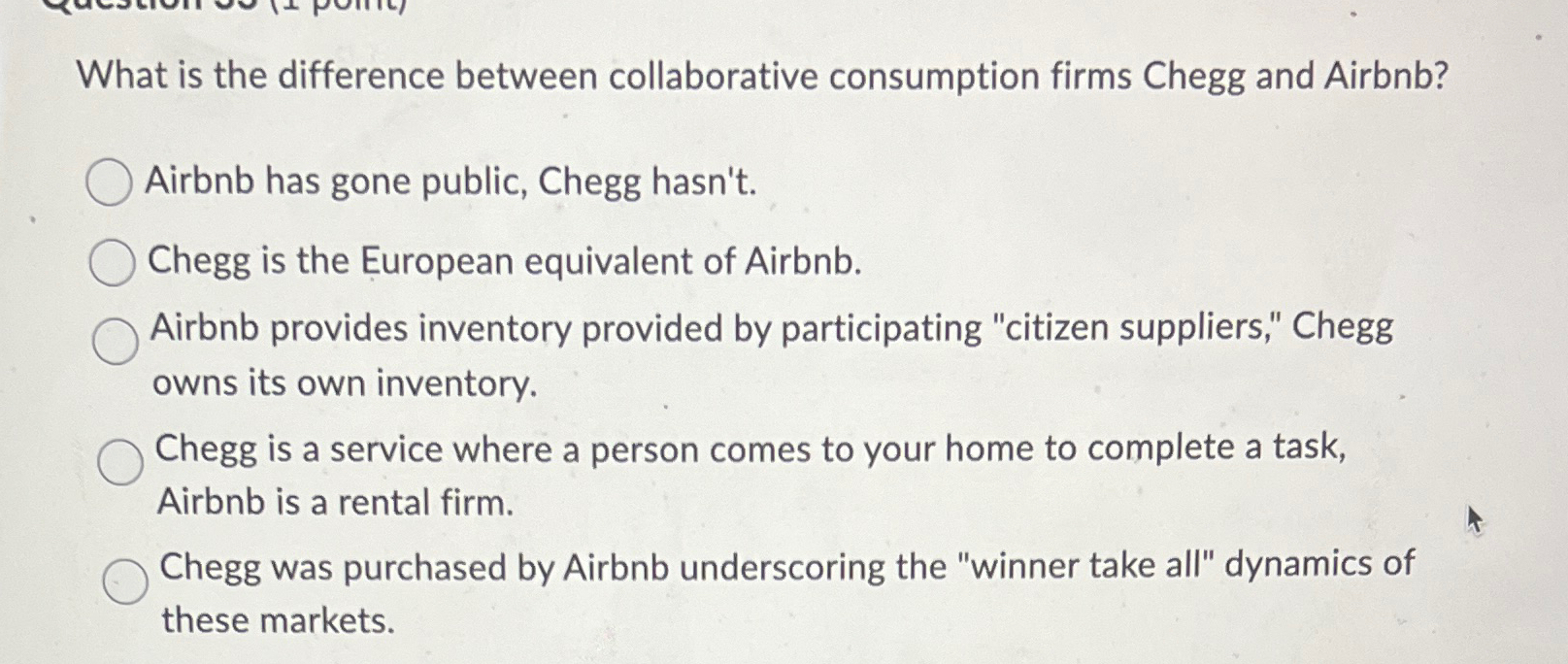 Solved What is the difference between collaborative | Chegg.com