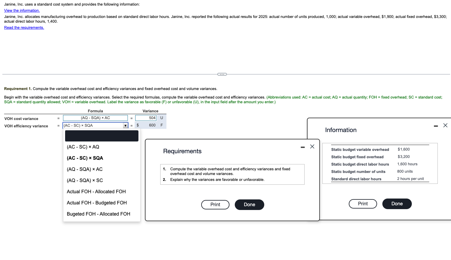 Solved JanineBlue highlights means it's correct / ﻿If still | Chegg.com