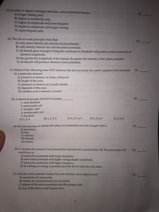 Solved 8) Clusters of nerve cell bodies in the peripheral | Chegg.com