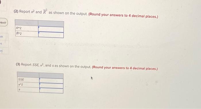 Solved We give JMP output of regression analysis. Above | Chegg.com