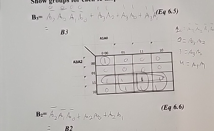 Solved For output B3 ﻿and output B2, ﻿is there anyway to | Chegg.com