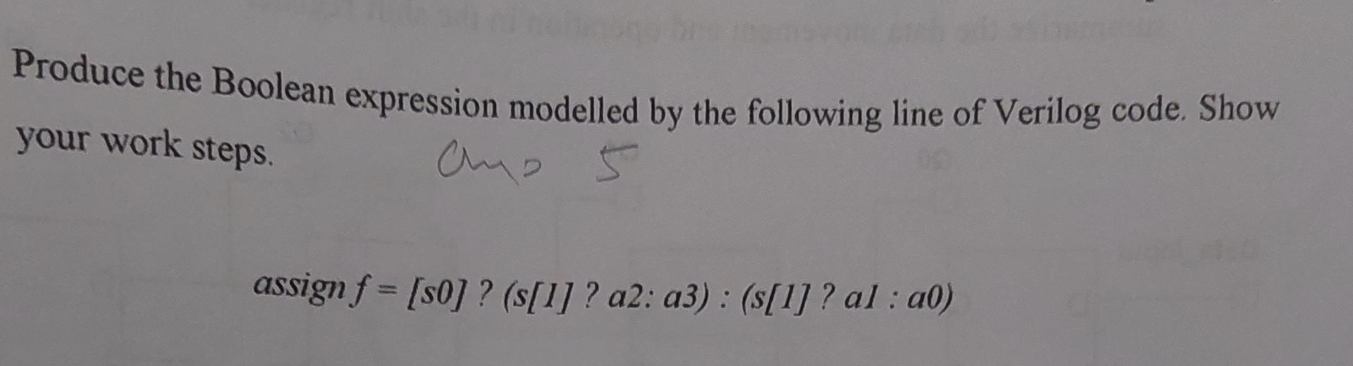 Solved Produce the Boolean expression modelled by the | Chegg.com Solved Produce the Boolean expression modelled by the | Chegg.com