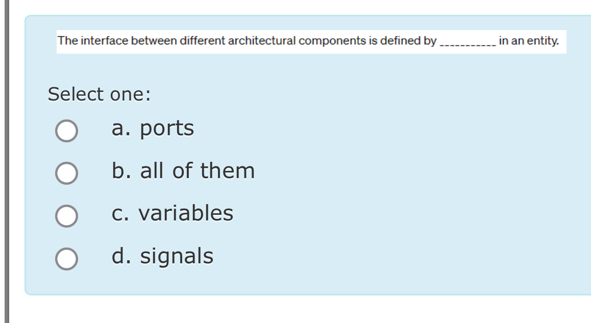 Solved The interface between different architectural | Chegg.com