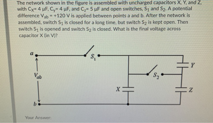 Solved The network shown in the figure is assembled with | Chegg.com