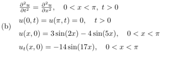 Solved Find a formal solution to the given initial boundary | Chegg.com