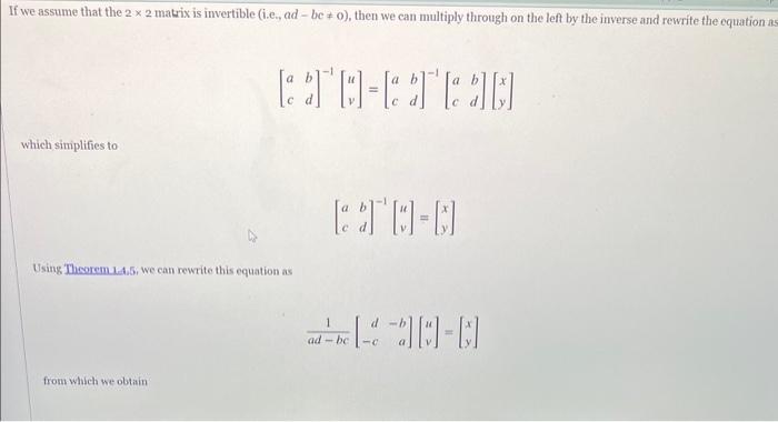 Solved Use the method of Example 8 to find the unique | Chegg.com