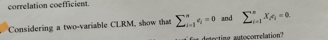 Solved correlation coefficient.Considering a two-variable | Chegg.com