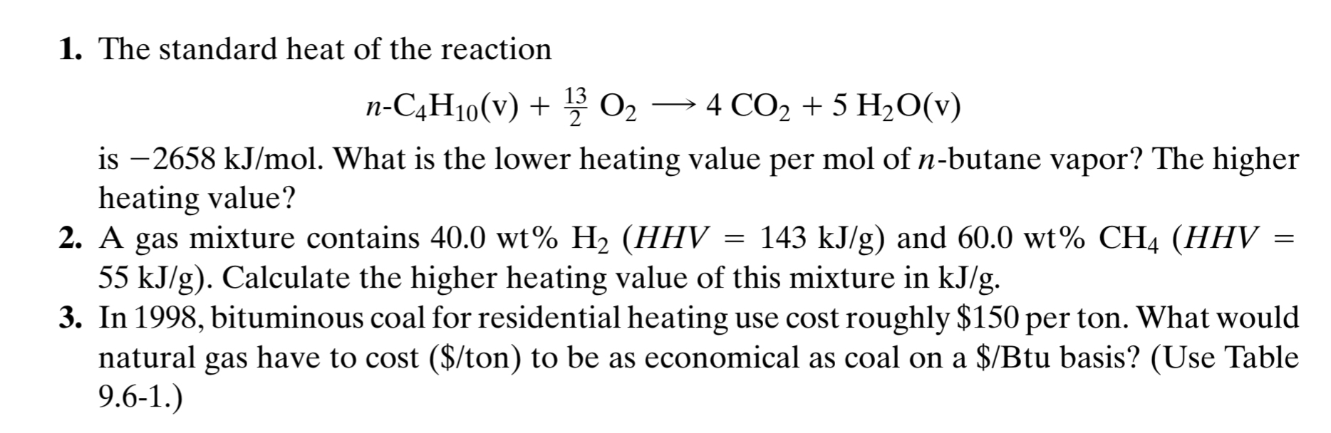Solved The standard heat of the | Chegg.com