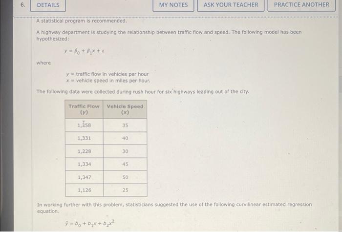 Solved 6. DETAILS MY NOTES ASK YOUR TEACHER PRACTICE ANOTHER | Chegg.com