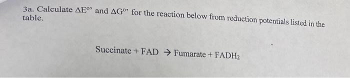 Solved 3a. Calculate ΔE∘, and ΔG∘ for the reaction below | Chegg.com Solved 3a. Calculate ΔE∘, and ΔG∘ for the reaction below | Chegg.com