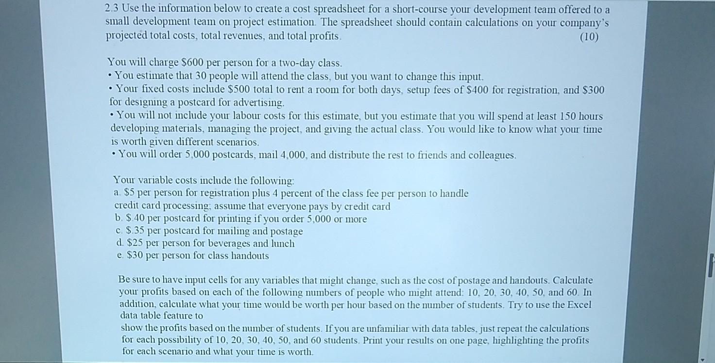 Solved Monitoring and controlling project cost 2.1 | Chegg.com