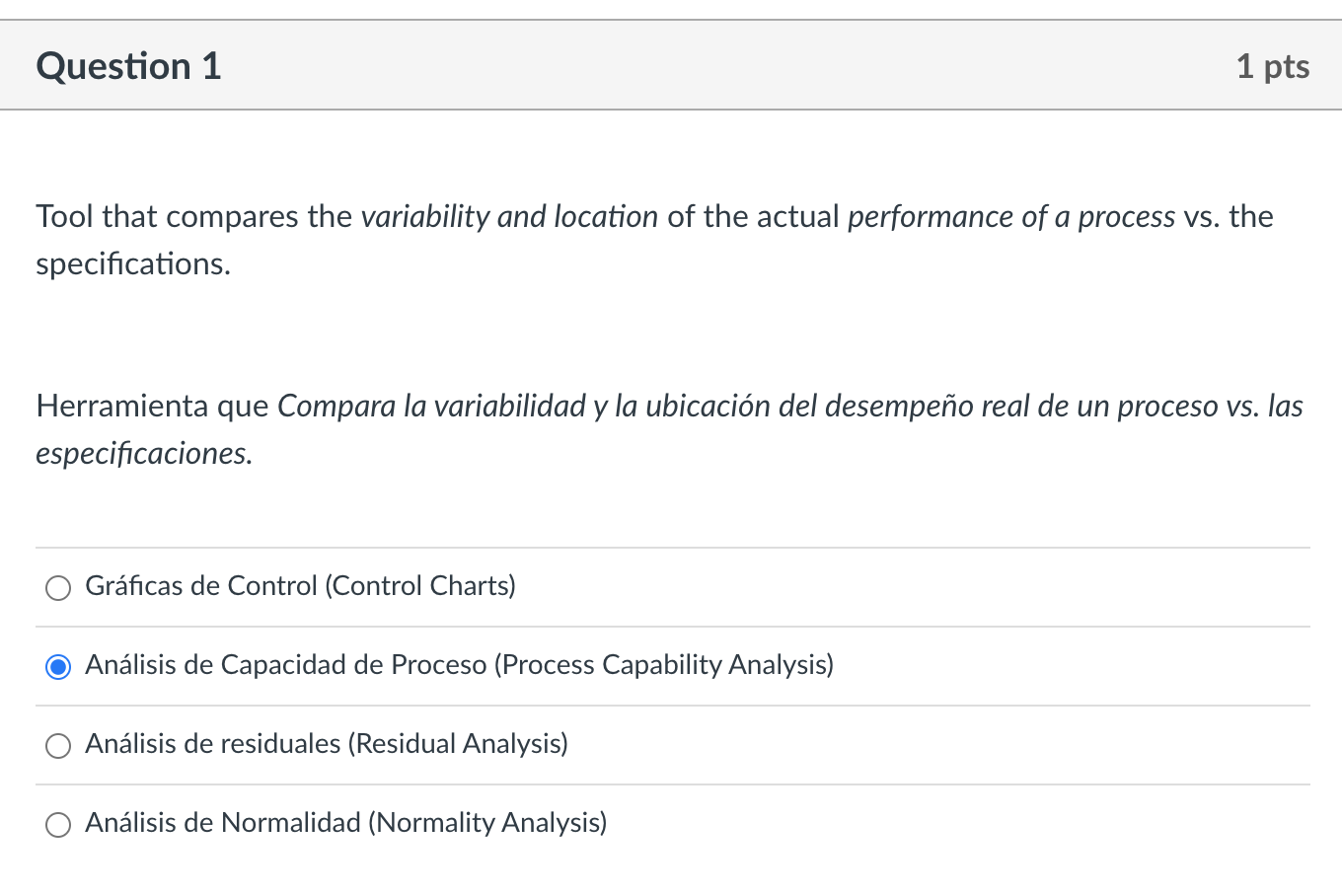 Solved Question 1Tool that compares the variability and | Chegg.com