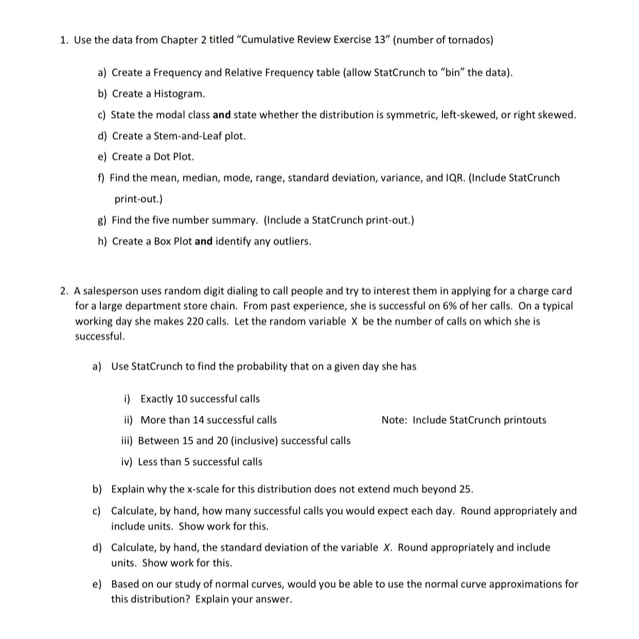 Solved Use the data from Chapter 2 ﻿titled "Cumulative | Chegg.com