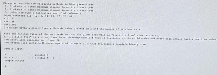 Solved 2) create and add the following nethods in | Chegg.com