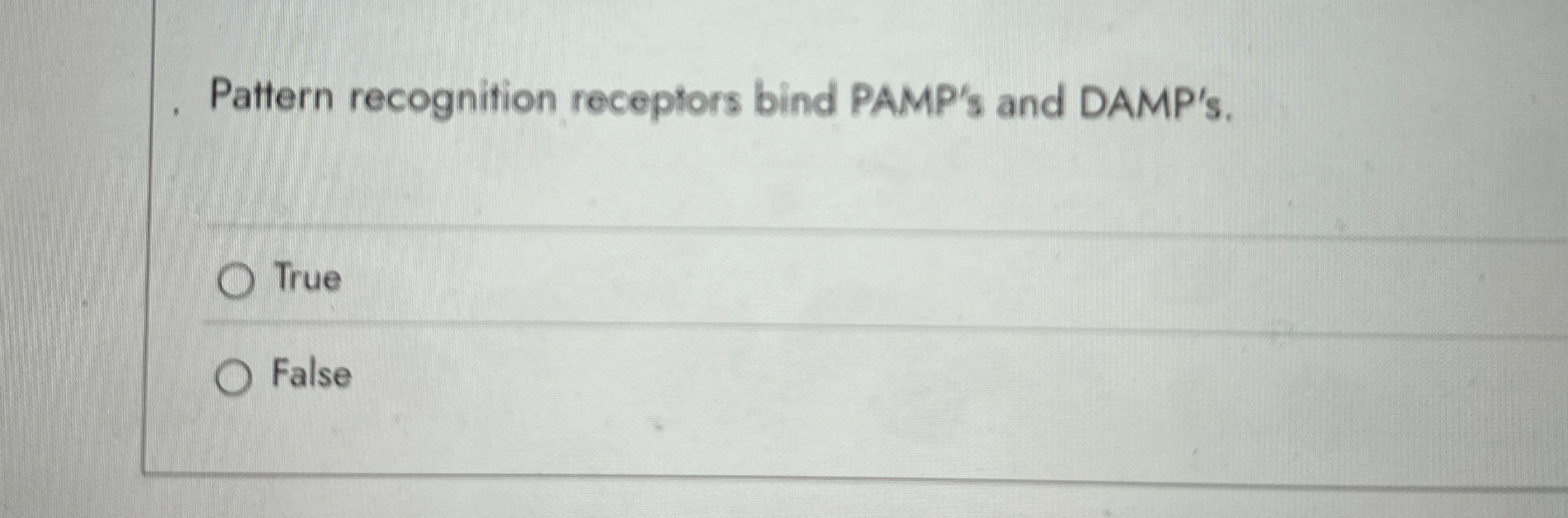 Solved Pattern recognition receptors bind PAMP's and | Chegg.com