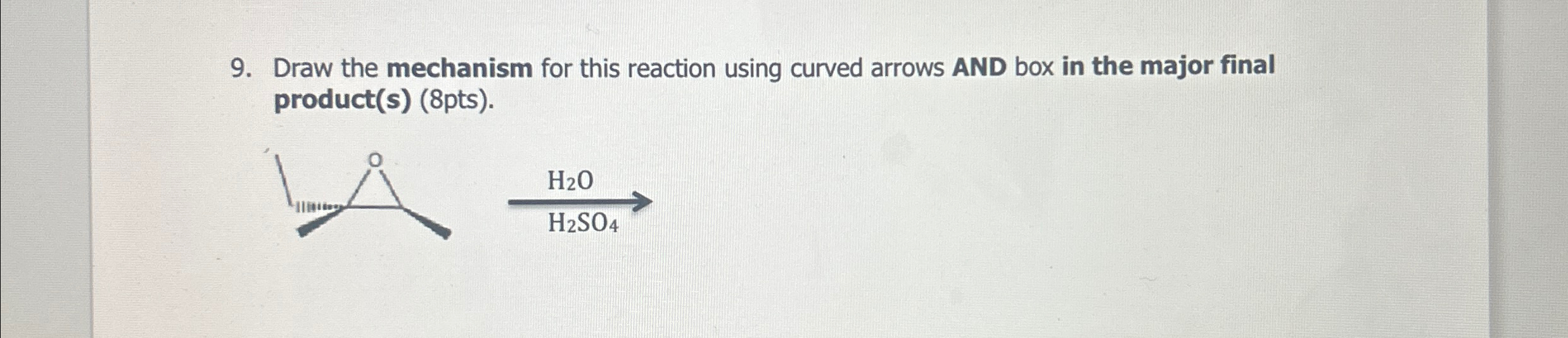 Solved Draw the mechanism for this reaction using curved | Chegg.com