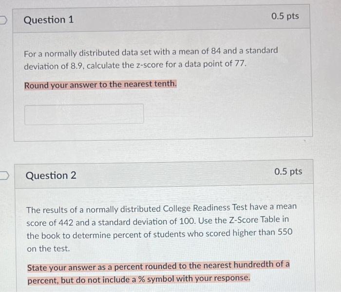 Solved For a normally distributed data set with a mean of 84 | Chegg.com