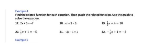 Solved Example 4 Find the related function for each | Chegg.com