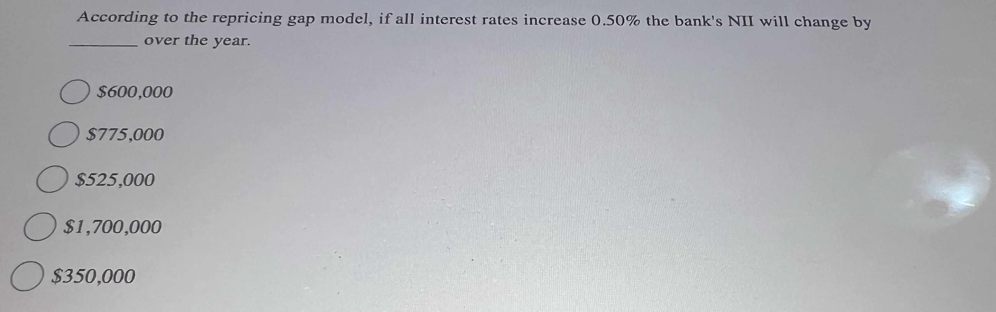 Solved According to the repricing gap model, if all interest | Chegg.com