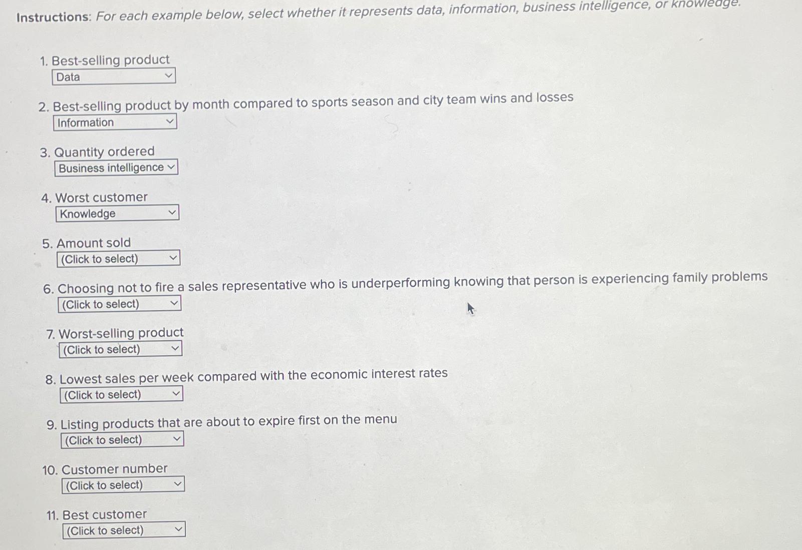 Solved Instructions: For each example below, select whether | Chegg.com
