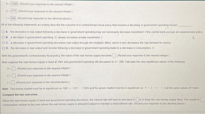 Consider the following IS LM model | Chegg.com