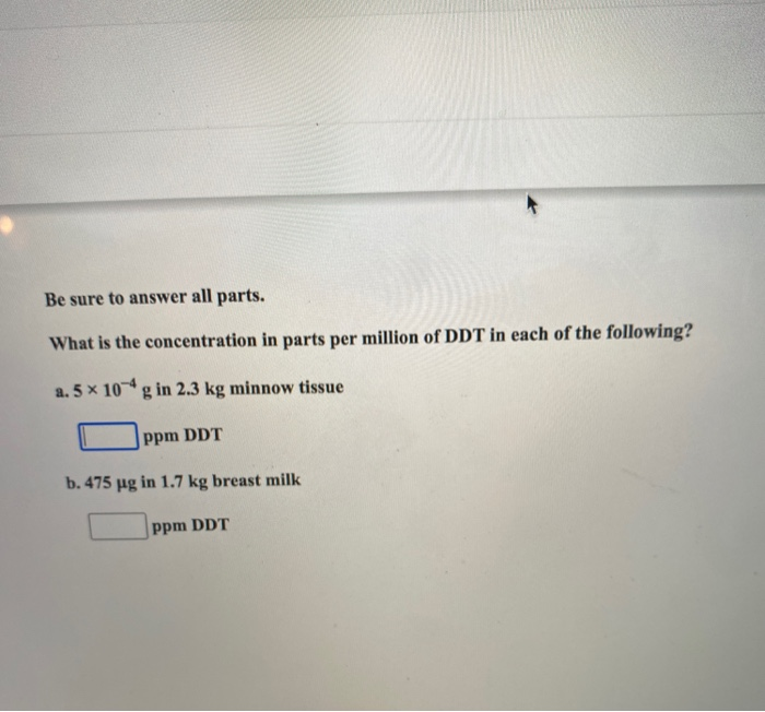 Solved Be sure to answer all parts. What is the | Chegg.com