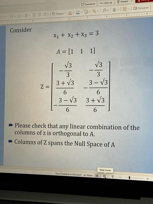 Solved Consider [ egin{array}{c} | Chegg.com
