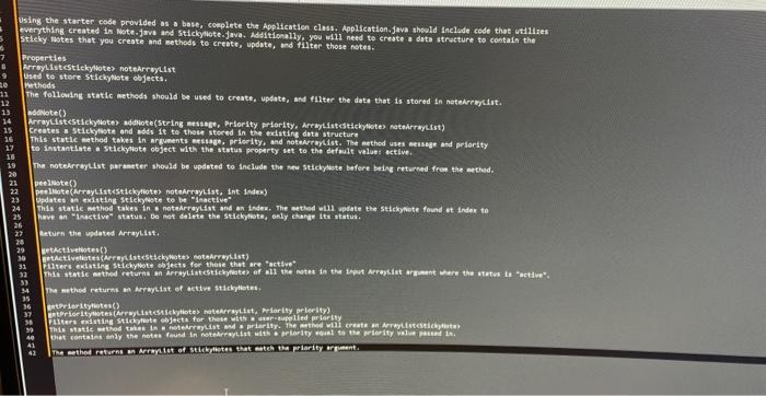 sing the starter code provided as a base, cowplete | Chegg.com