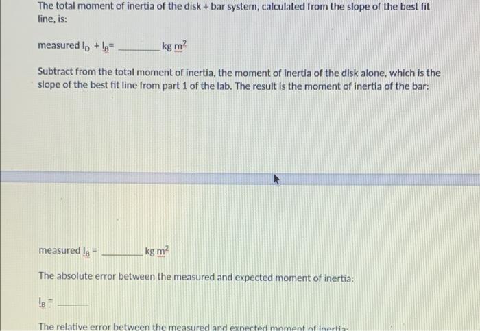 Part 2: Rotational Inertia of a rectangular bar A | Chegg.com