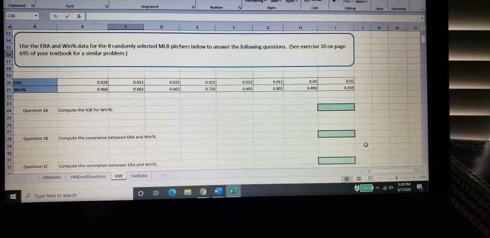 Solved Clipboard Font Alignment Number Filter Select Editing | Chegg.com