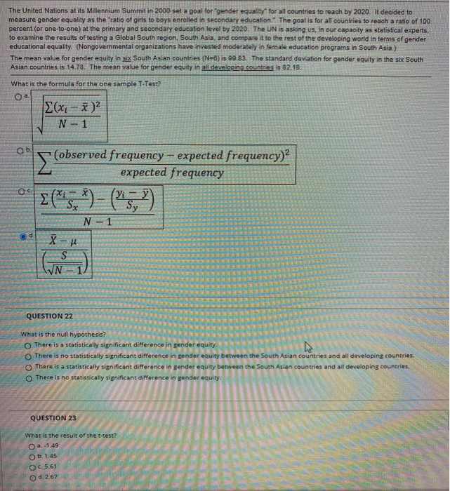 Solved The United Nations at its Millennium Summit in 2000 | Chegg.com