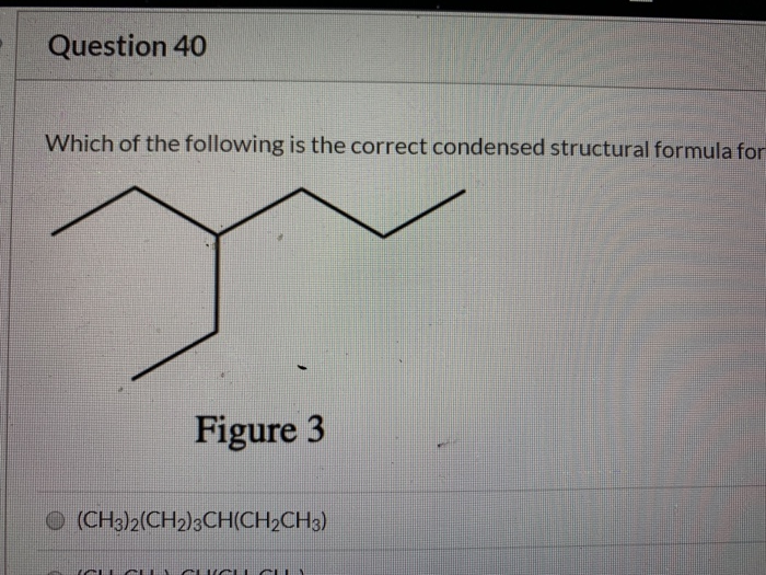 Solved Question 40 Which of the following is the correct | Chegg.com