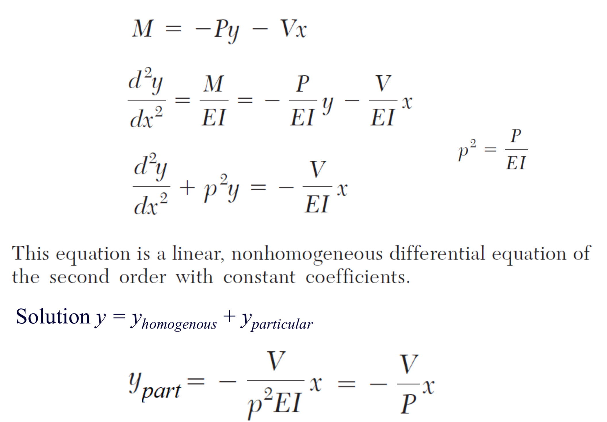 Solved Explain step by ﻿step how y - ﻿particular is ﻿equal | Chegg.com