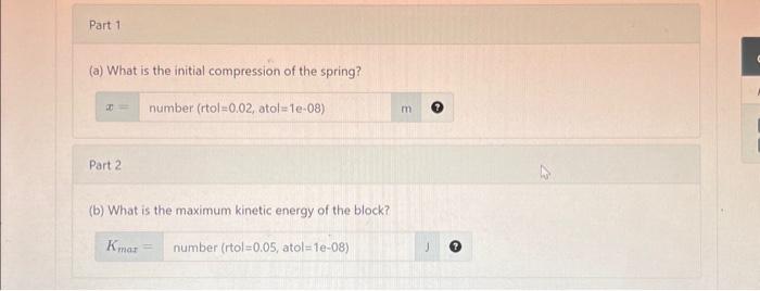 Solved A small 3 kg block is accelerated from rest on a flat | Chegg.com