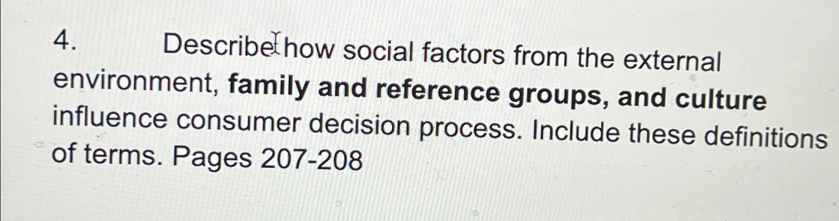 Solved Describethow social factors from the external | Chegg.com