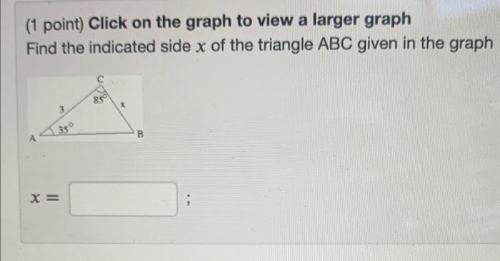 Solved 1 Point Click On The Graph To View A Larger Graph 