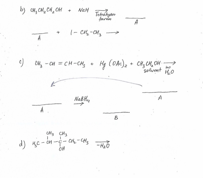 Solved b) CH2 CH2 CH, OH + NaH Tetrahydro foran - + |- CH₂ - | Chegg.com