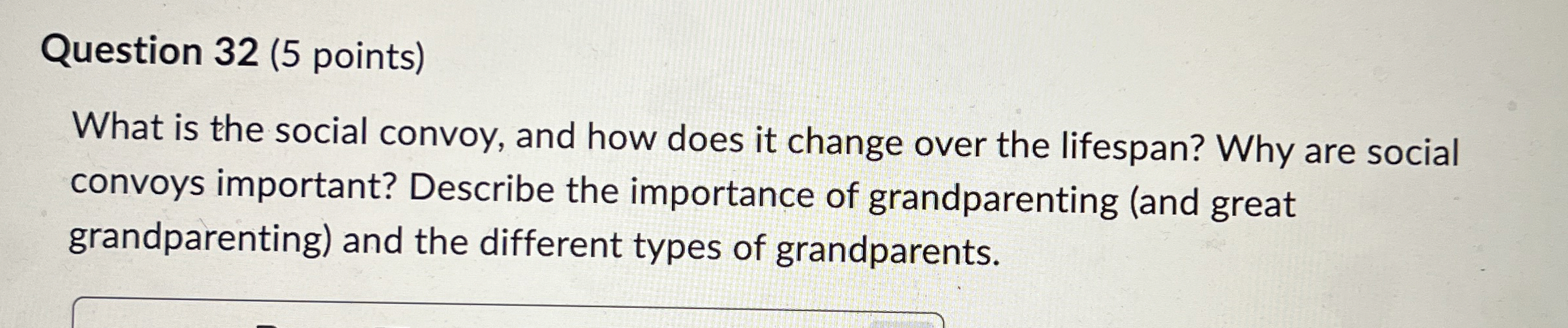Solved Question 32 (5 ﻿points)What is the social convoy, and | Chegg.com