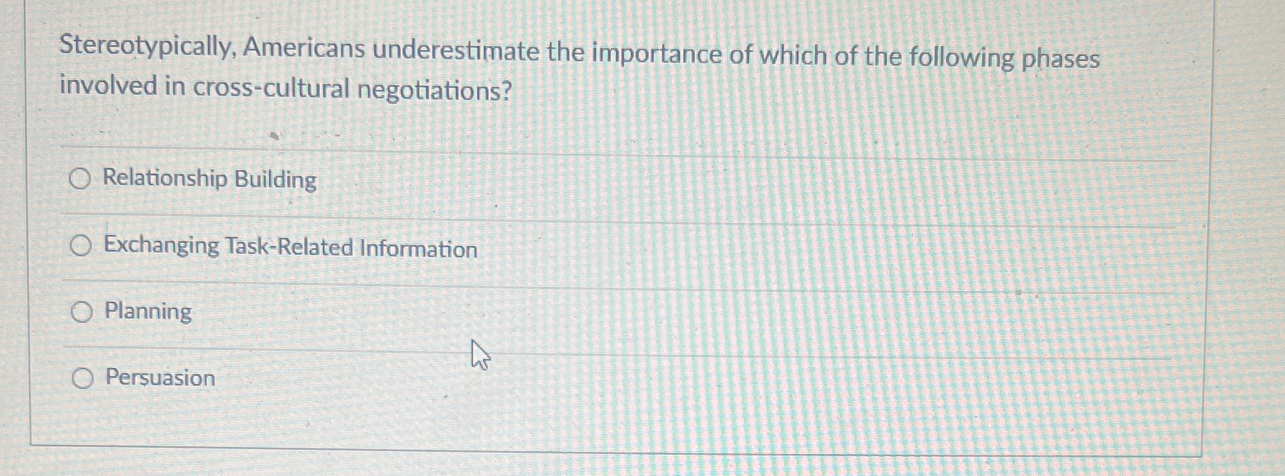 Solved Stereotypically, Americans underestimate the | Chegg.com