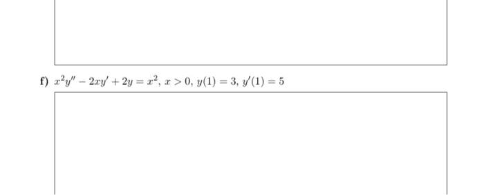Solved x3y′′′−6xy′+12y=20x4,x>0,y(1)=38,y′(1)=350,y′′(1)=14x | Chegg.com