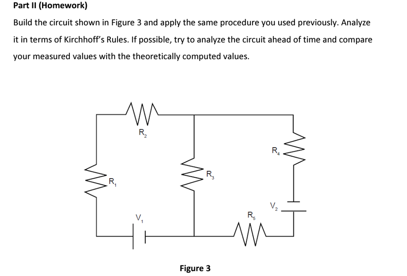 Solved Build the circuit shown in figure 3 ﻿and apply the | Chegg.com