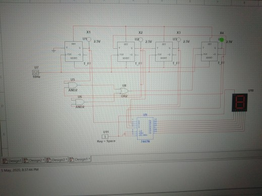 Solved Design a synchronous up counter to count odd number | Chegg.com